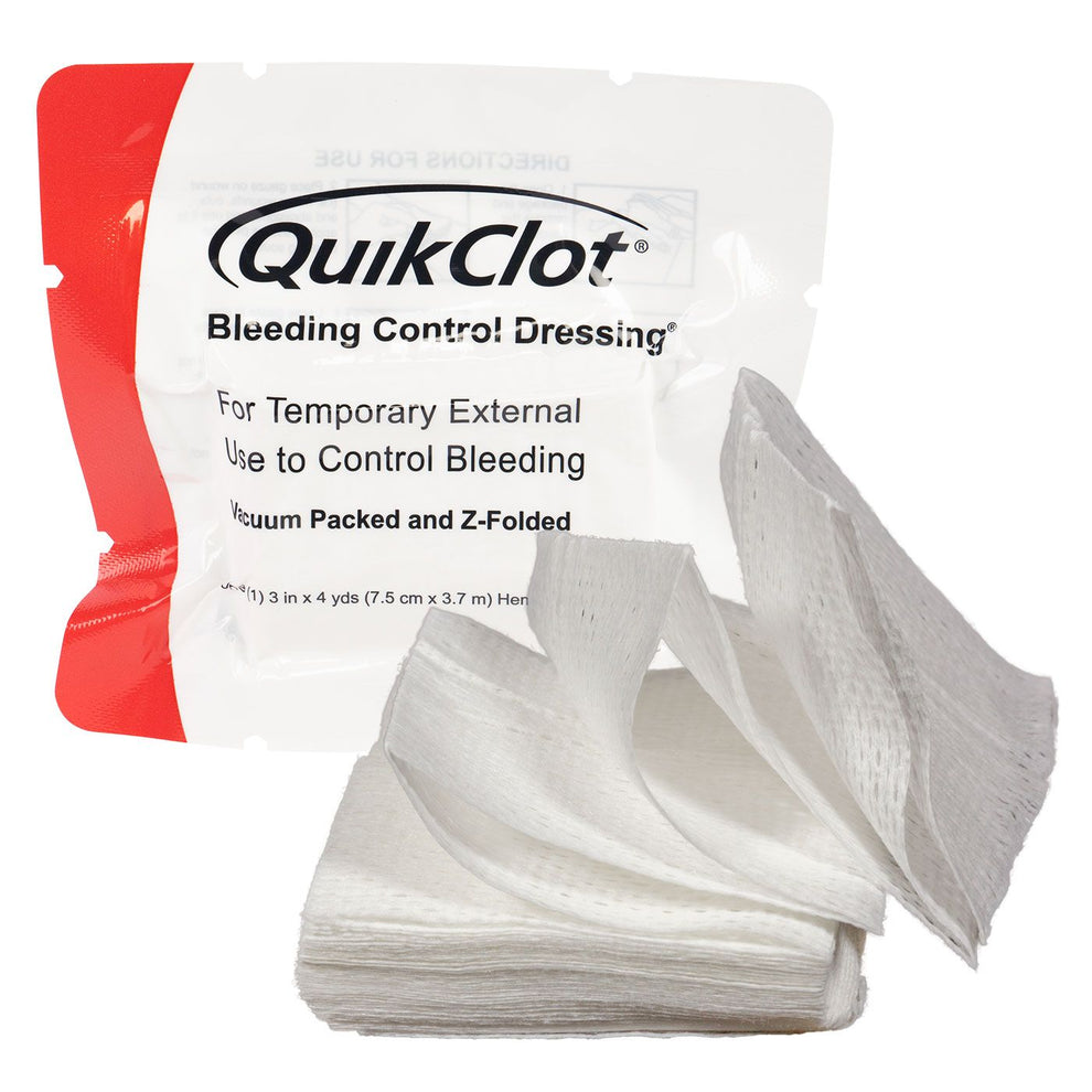 QuikClot Hemostatic Dressing – Survival AED